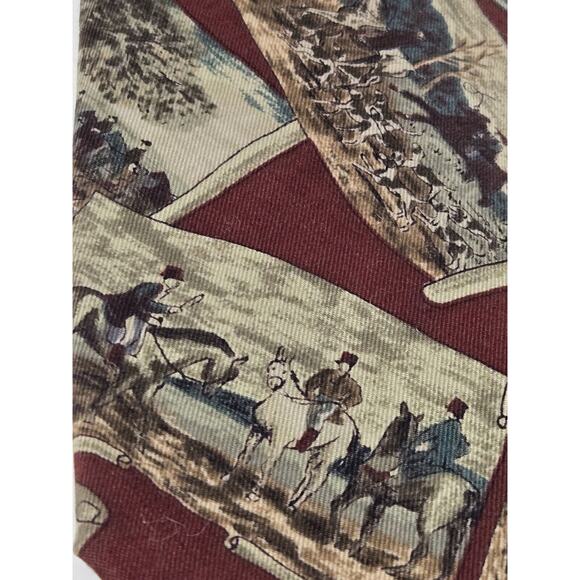 Steve Scheiner | Accessories | Vintage Steve Scheiner Mens Tie Burgandy ...